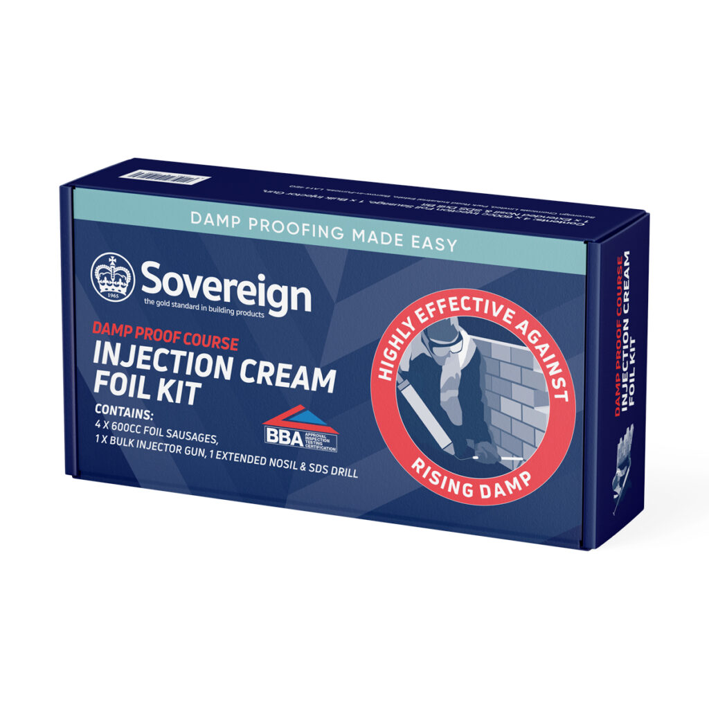 Injection Cream 600cc Foil Kit - Damp Supplies